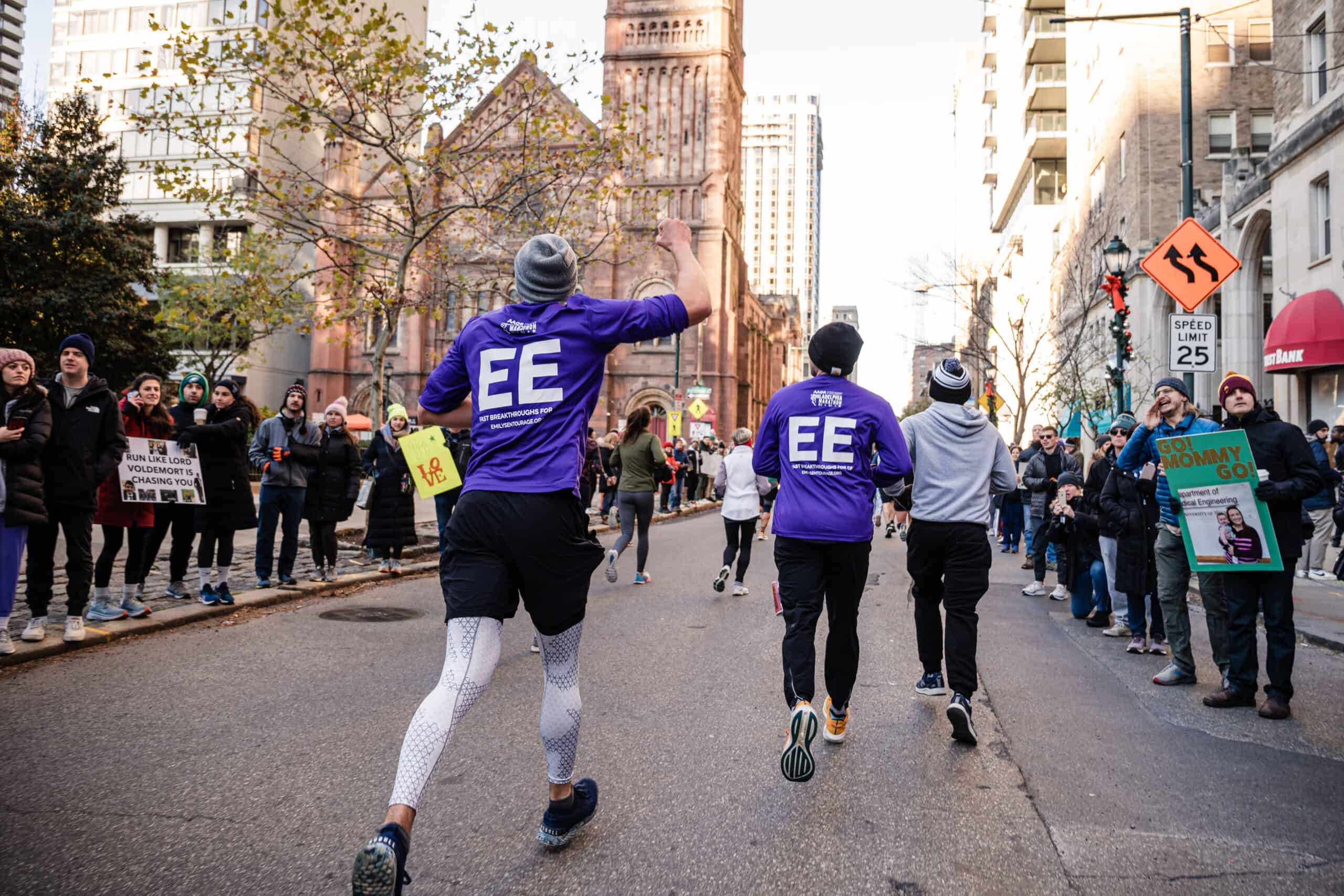 Emily's Entourage » Laces Up, Team EE! 22 Runners Raced Towards CF ...